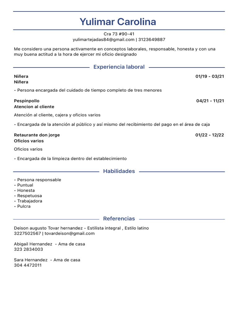 Mi CV | PDF