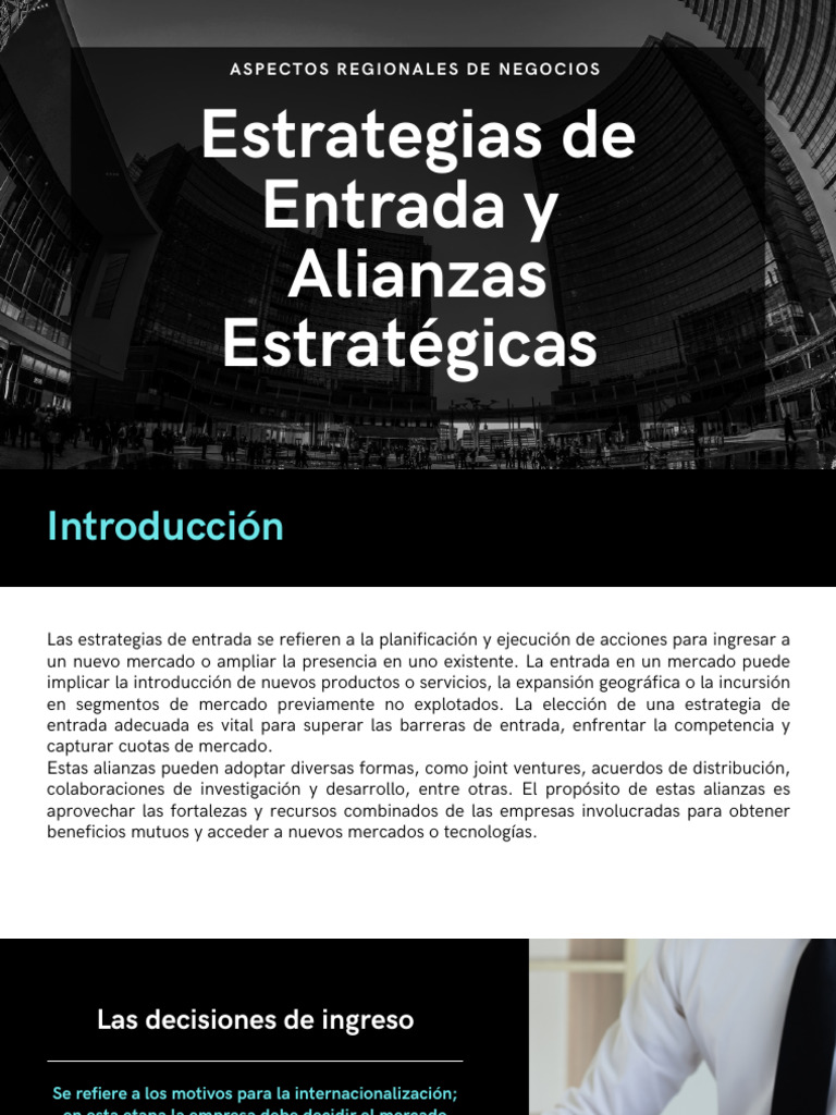 Estrategias de Entrada y Alianzas Estratégicas_20250226_170919_0000 | PDF | Mercado (economía ...