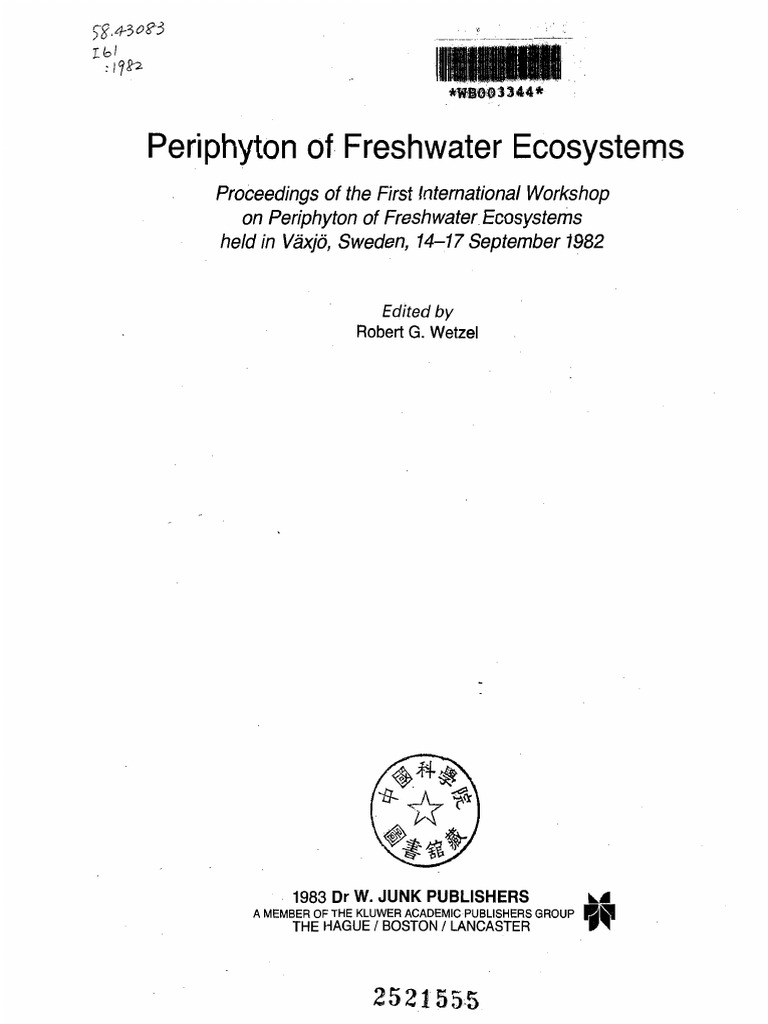 Wetzel - 1983 - Periphyton of Freshwater Ecosystems | PDF