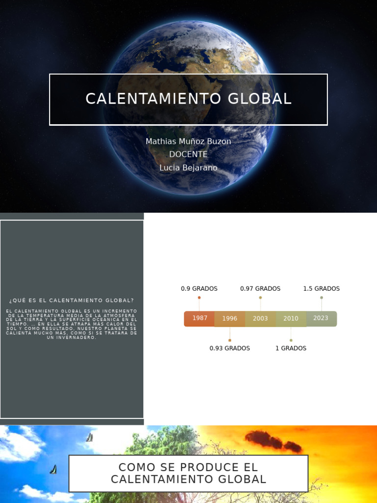 Calentamiento Global Mathi | PDF
