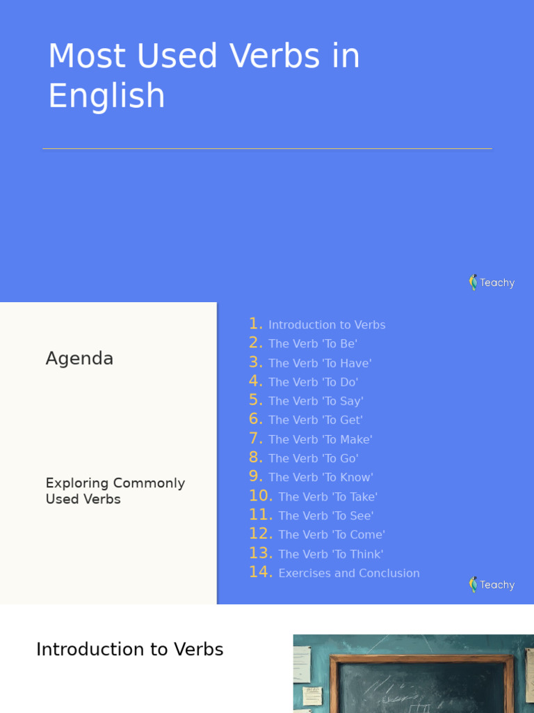 Most Common English Verbs Explained | PDF