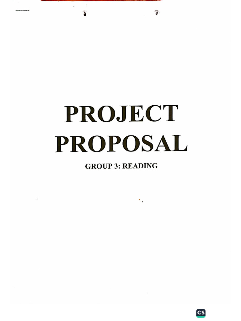 Project Proposal | PDF