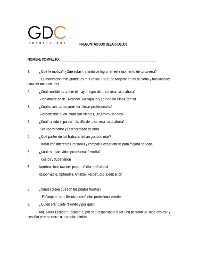 Preguntas Generales - Con Resp - GDC | PDF