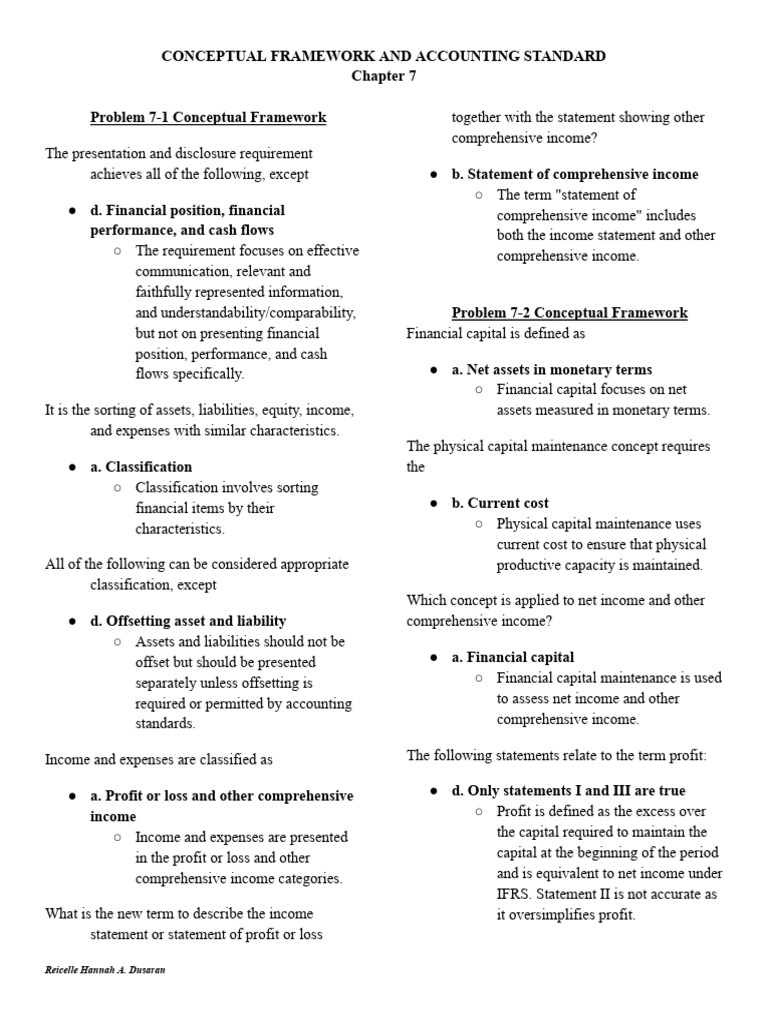 CFAS 2024 Chapter 7 PDF | PDF | Income | Income Statement