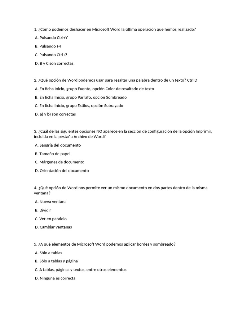 Test Woed | PDF | Microsoft Word | Software