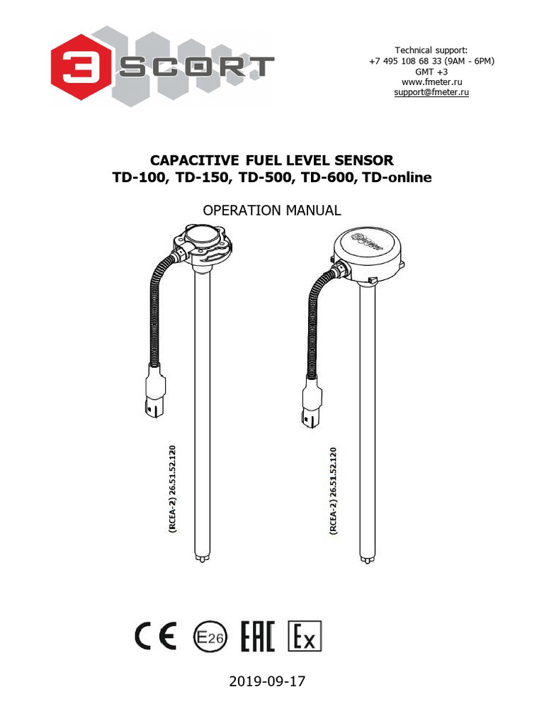 Capacitive Fuel Level Sensor Manual | PDF | Screw | Device Driver
