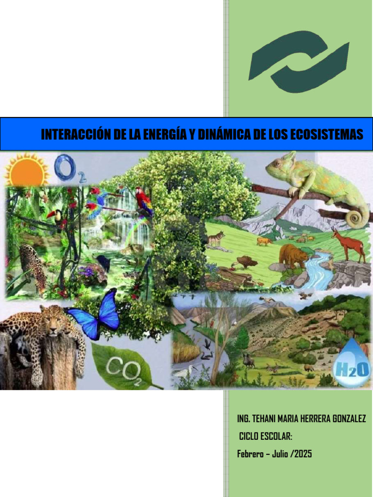 Interacción de La Energía y Dinámica de Los Ecosistemas - Unidad 1 ...