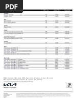 Kia UK Service Intervals | PDF | Transport | Electrification