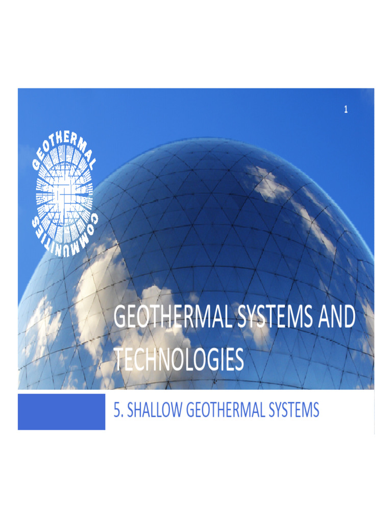 geothermal | PDF | Groundwater | Earth Sciences