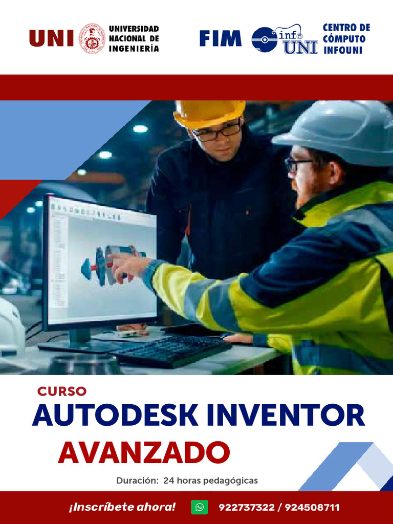 Curso Avanzado de Autodesk Inventor | PDF | Enseñando