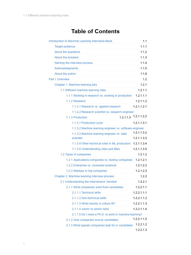 ML Interview Guide: Roles & Prep | PDF | Machine Learning | Data Science