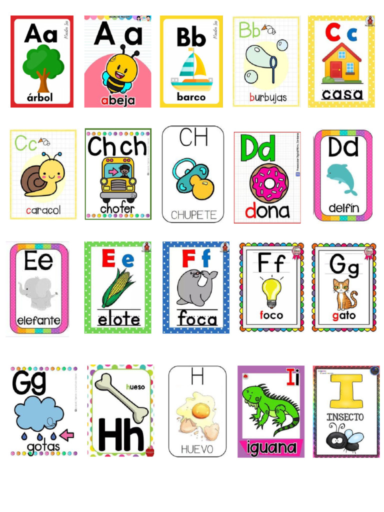 ABECEDARIO DE KINDER | PDF