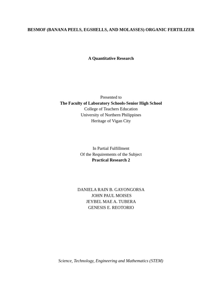 Final Manuscript | PDF | Fertilizer | Sustainable Agriculture