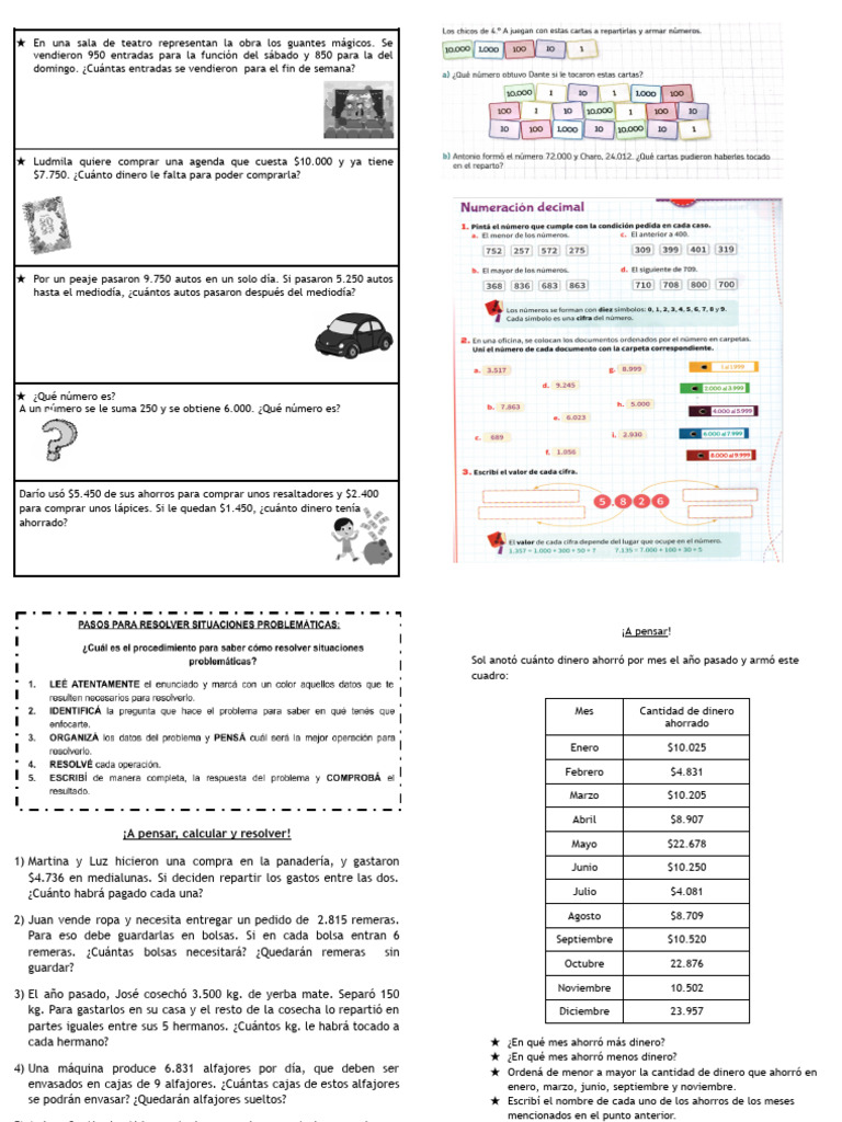 Actividades de Matem-tica (2) | PDF