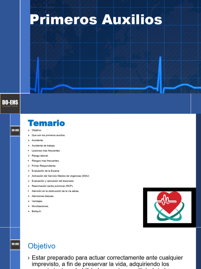 Primeros Auxilios | PDF | Reanimación cardiopulmonar | Quemar