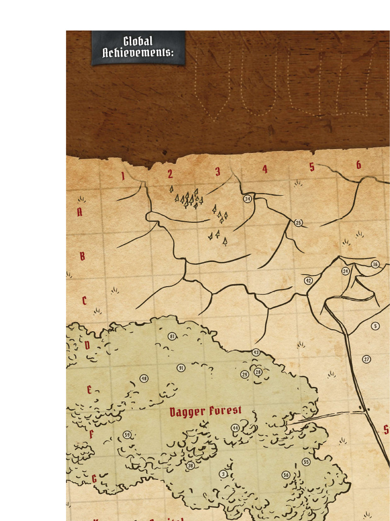 Gloomhaven Mapa Do Mundo Separado Por Pa 152165 | PDF