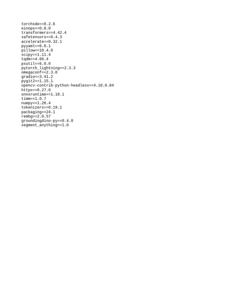 Python Package Dependencies List | PDF