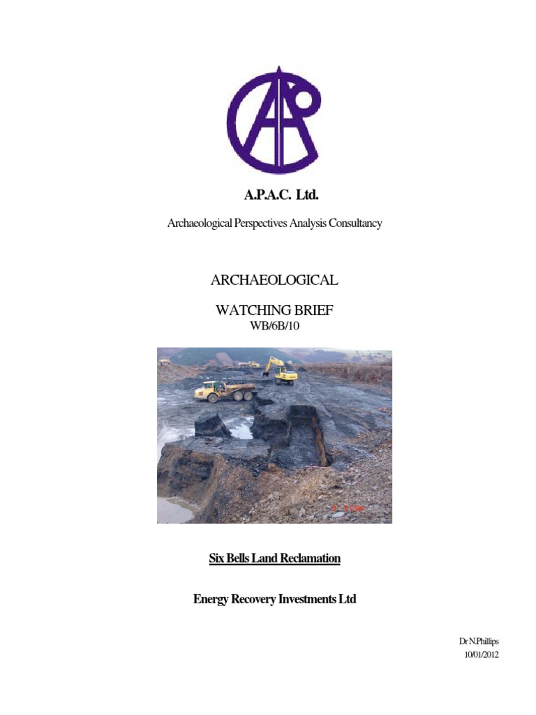 121: Six Bells, Watching Brief, APAC LTD | PDF | Coal Mining | Science