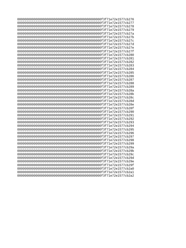 Bitcoin Keys Hex 100008124582227812458 | PDF