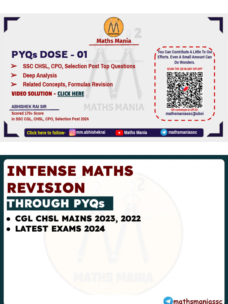 PYQs Dose 1 | PDF