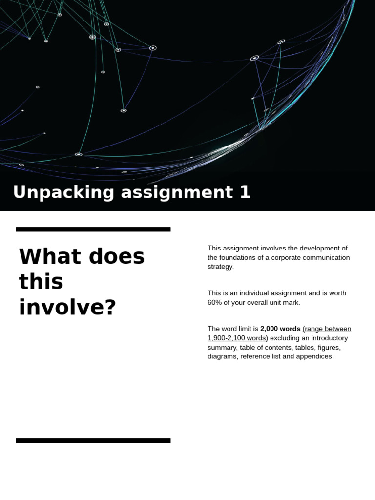 Unpacking Assignment 1..once More | PDF | Communication | Human ...