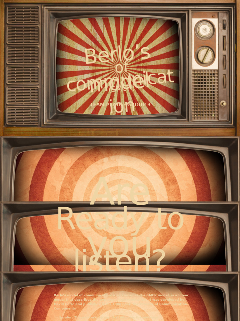 Berlo's SMCR Communication Model Explained | PDF