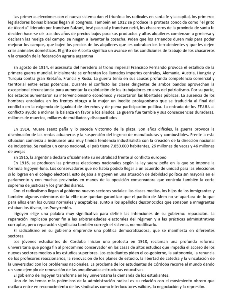 Historia Argentina 1930-1973 | PDF | Fascismo | Argentina