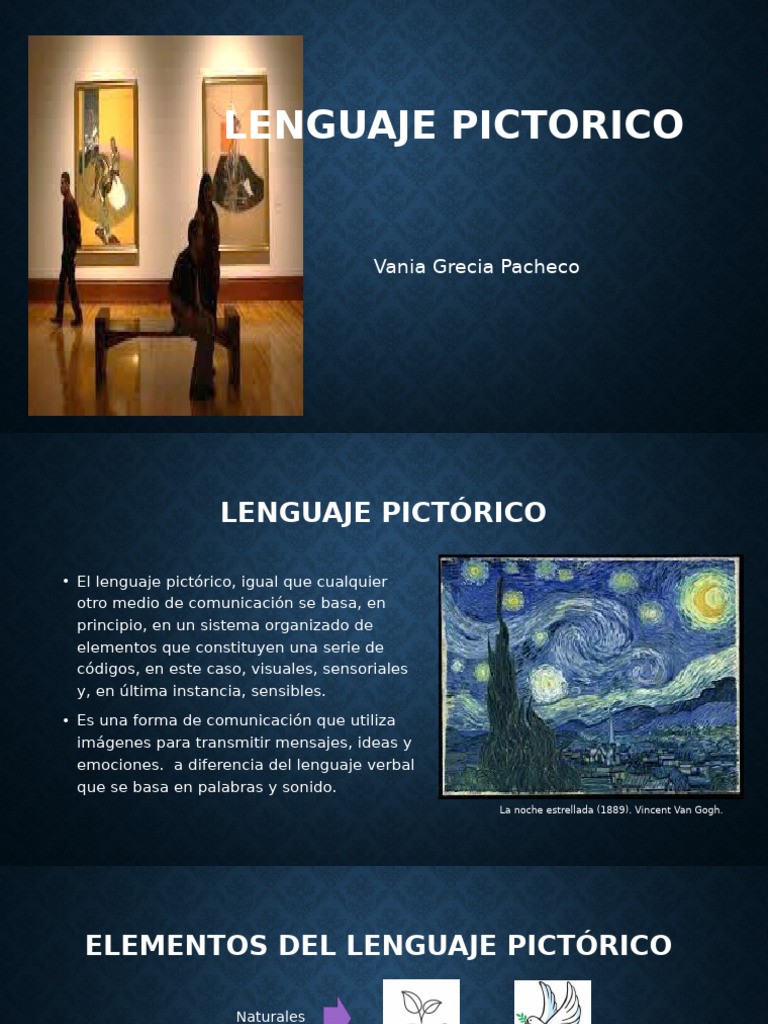 Características del Lenguaje Pictórico | PDF