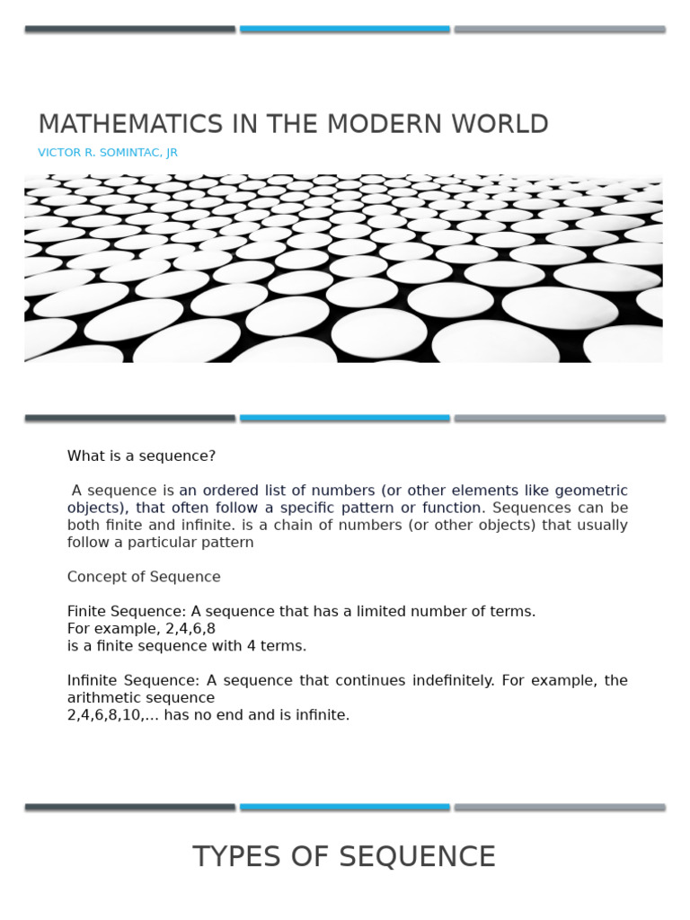 Mathematics in The Modern World Module | PDF