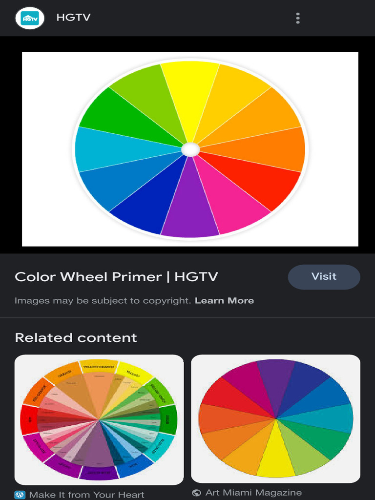 color wheel - Google Search | PDF