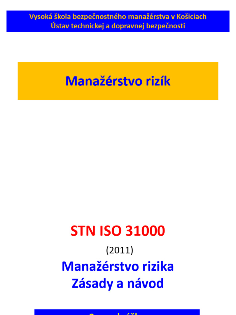 MR - 3 - STN Iso 31 000 | PDF