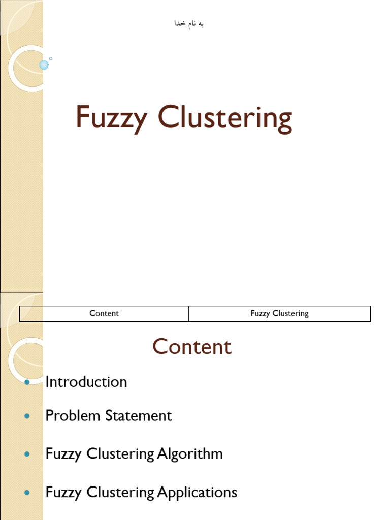 Fuzzy Clustering | PDF | Cluster Analysis | Fuzzy Logic