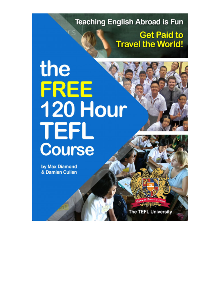 The Free 12 Hour TEFL Course (Diamond Max, Cullen Damien.) (Z-Library) | PDF | English As A ...