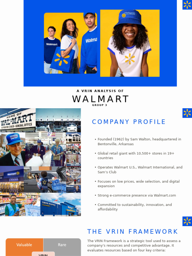 Walmart VRIN Analysis Overview | PDF | Walmart | Economies
