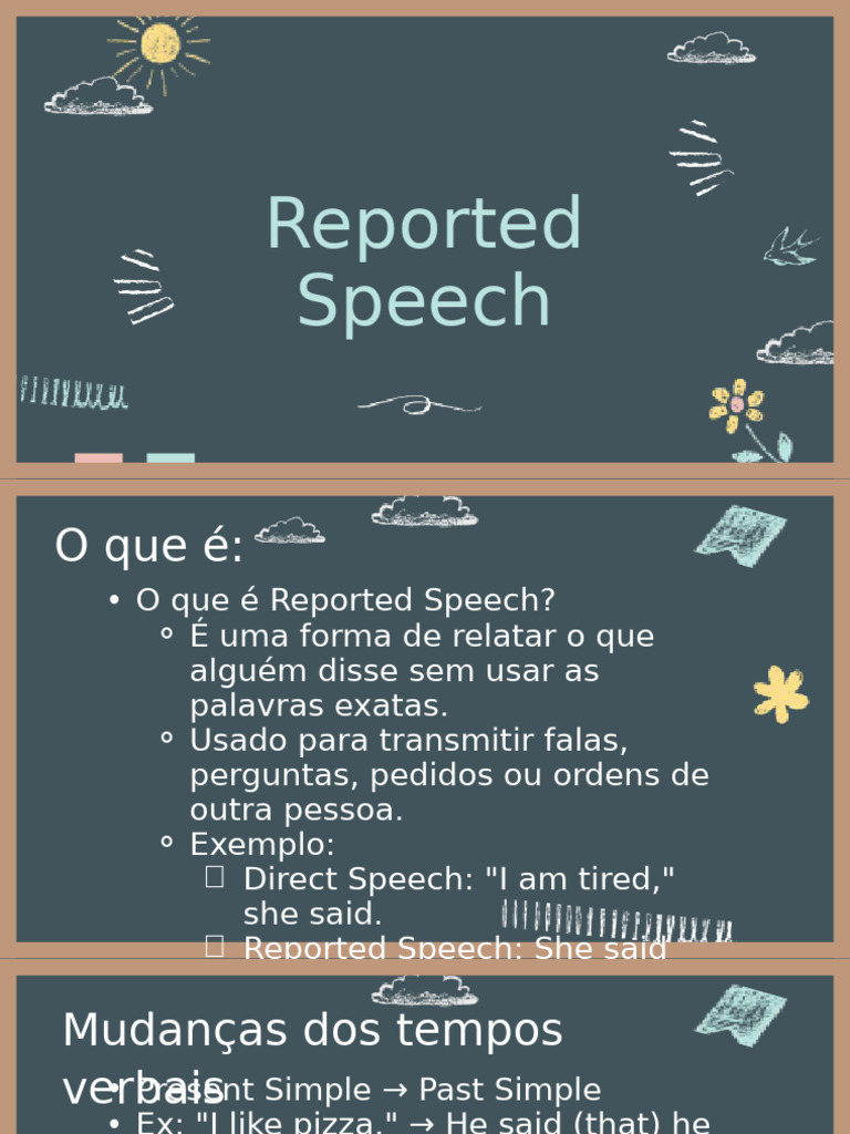 Reported Speech (2) | PDF