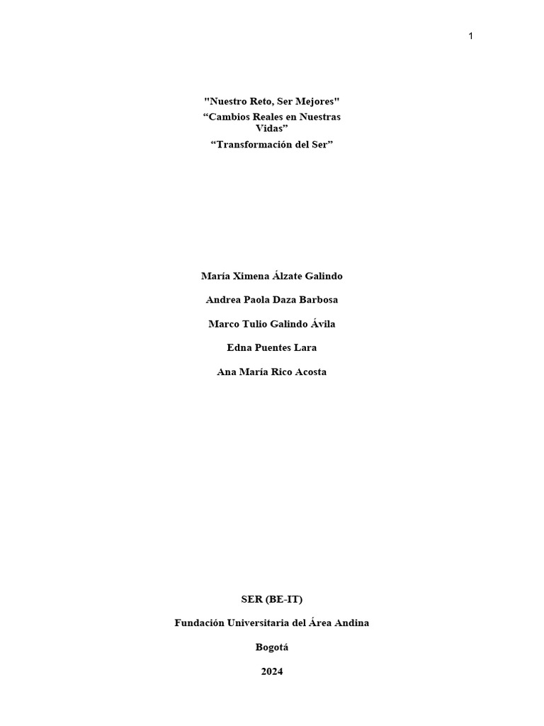 Transformacion Del Ser Eje 4 Saber IT | PDF | Estrés (biología) | Toma de decisiones