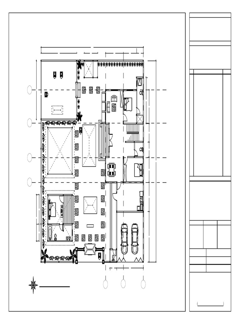 Denah Lantai 1 Rumah Modern | PDF