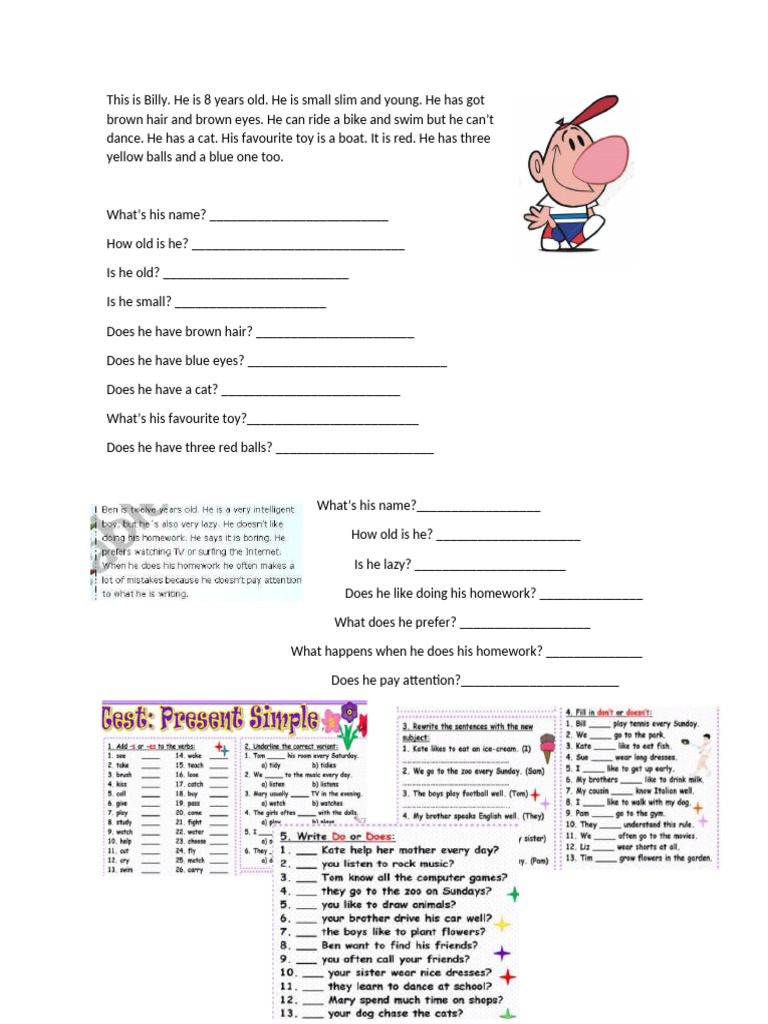 present simple | PDF