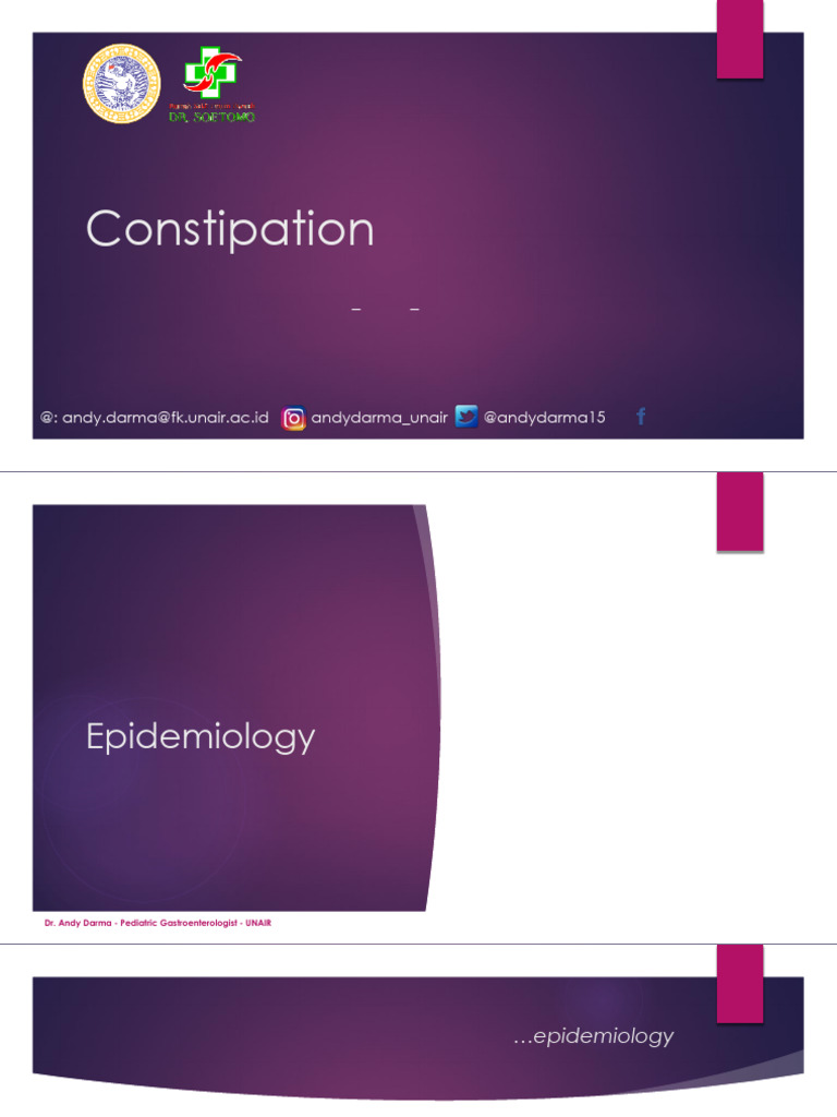 Pediatric Constipation Guide | PDF | Constipation | Excretion