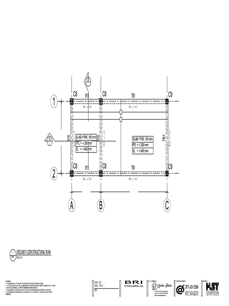 Structural Plan for Engineers | PDF