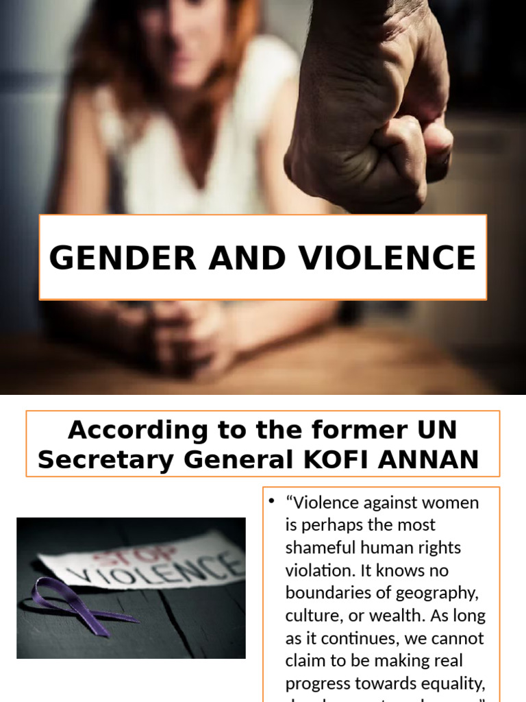 Understanding Gender-Based Violence | PDF | Violence | Violence Against ...