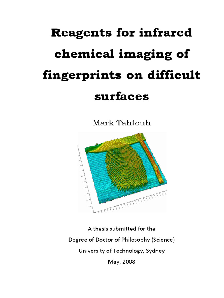 Difficult Surfaces 2 | PDF | Infrared Spectroscopy | Fingerprint