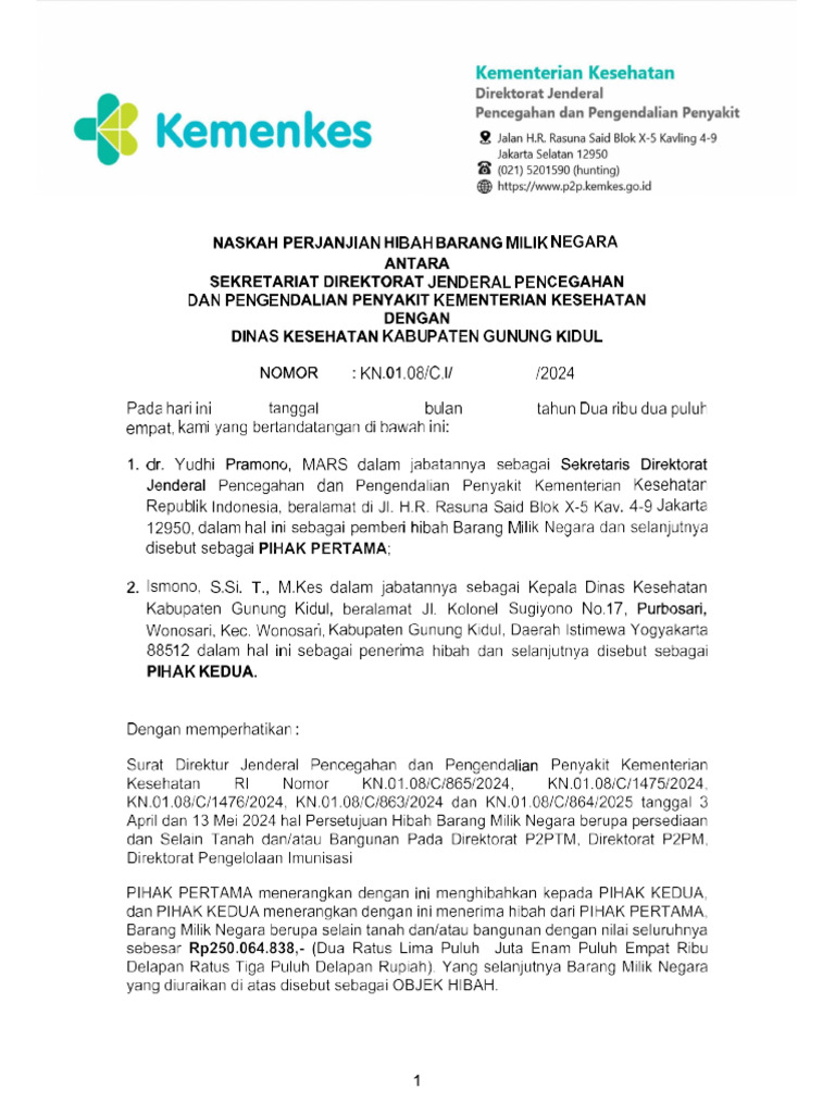 Kab Gunungkidul - SLL Ok | PDF