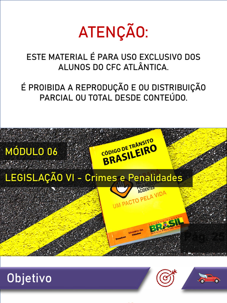 Crimes e Penalidades no Trânsito | PDF | Crimes | Crime e Violência