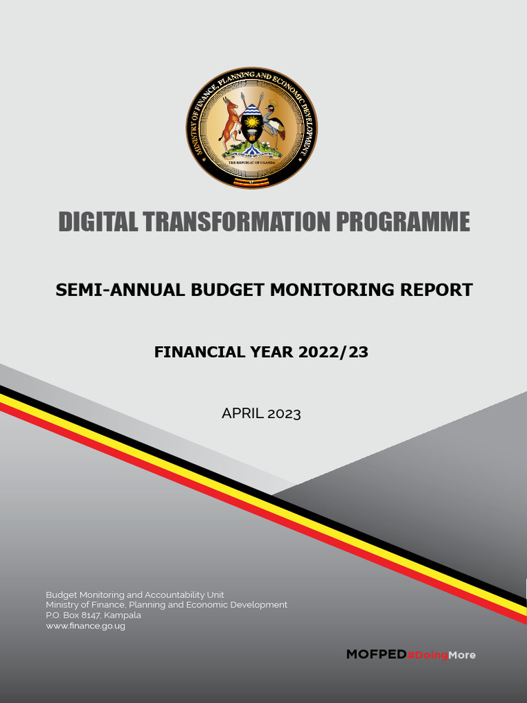 Digital Transformation Programme Semi-Annual Monitoring Report FY2022 ...