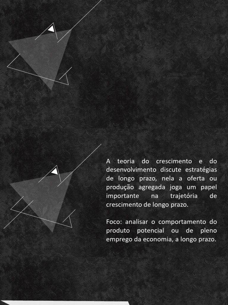 aula 4 crescimento_enviar | PDF | Economia | Investimentos