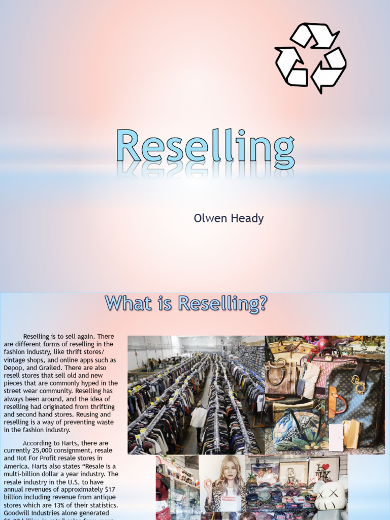 The Rise of Fashion Reselling Trends | PDF | Reseller | Fashion