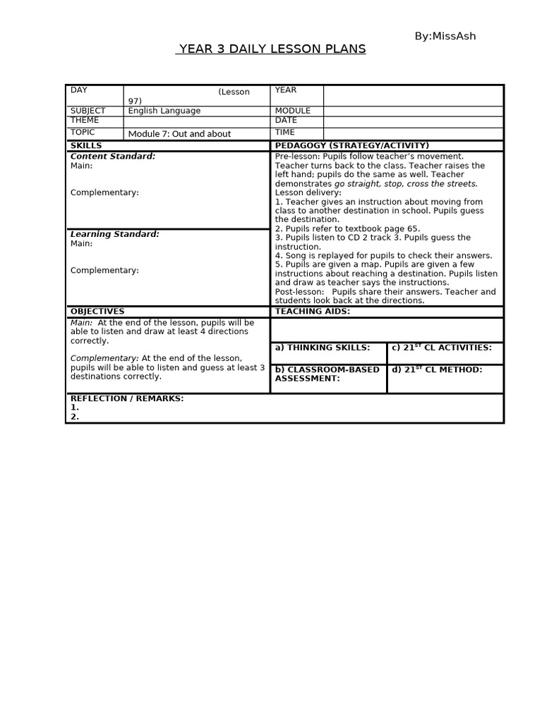 Y3 E L97 - L101 (M7) | PDF | Teachers | Pedagogy
