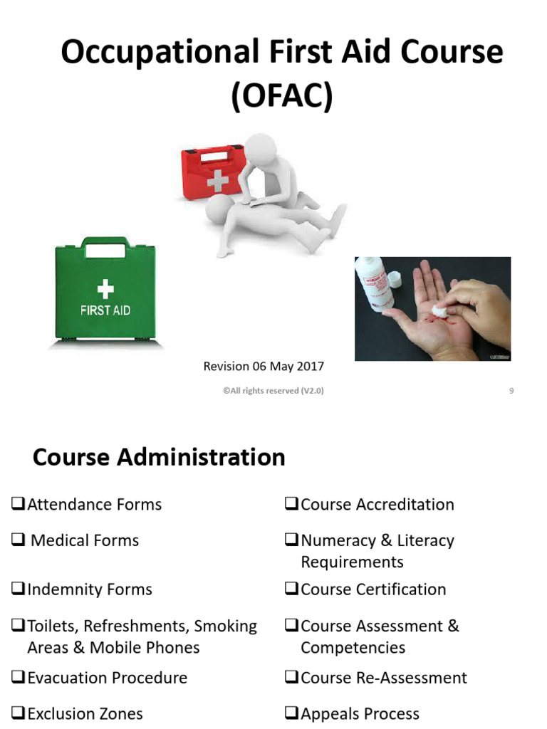 OFAC Eng | PDF | First Aid | Circulatory System
