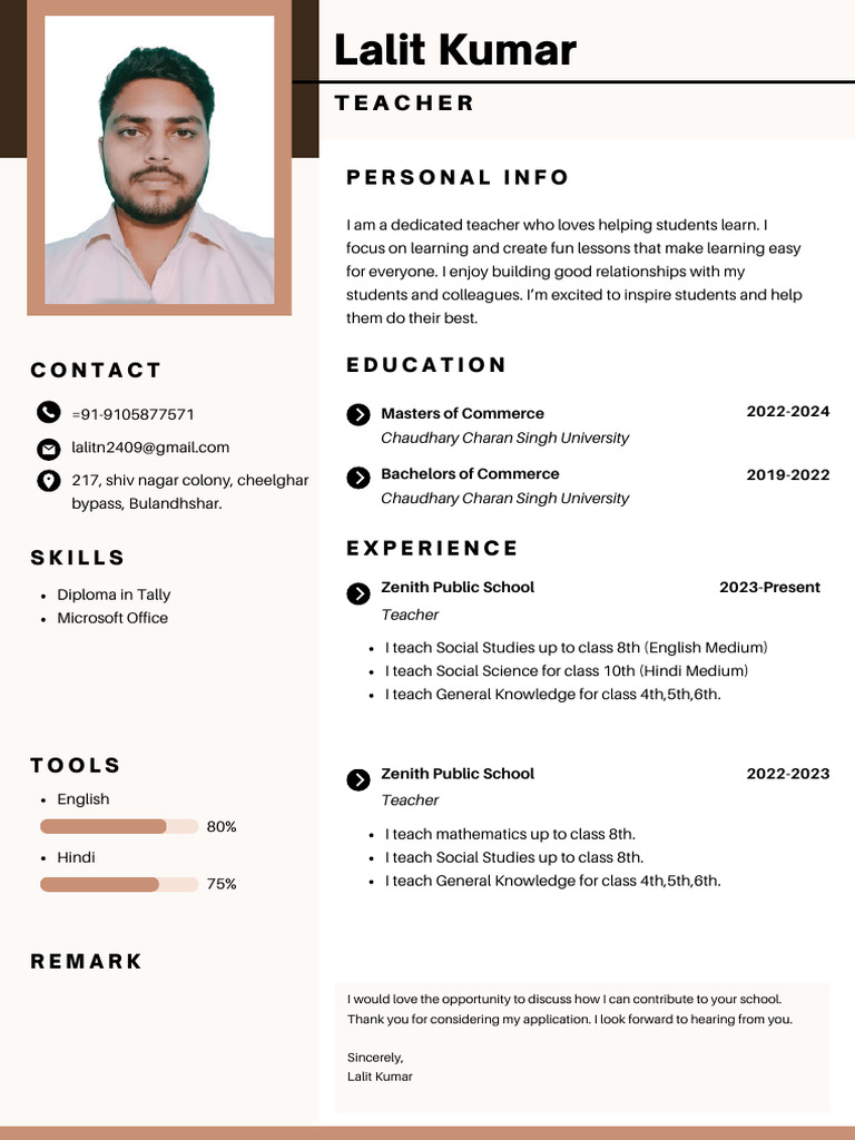Lalit Resume | PDF